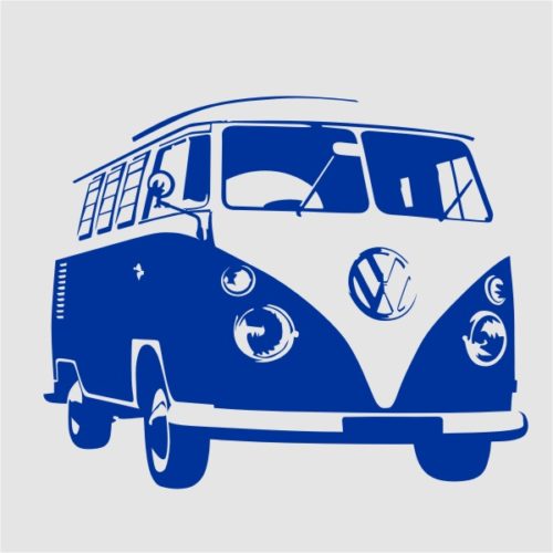 Sticker du Combi VW pour la décoration intérieure de la maison