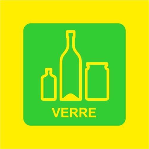 Sticker Recyclage du verre Signalétique tri sélectif - Decorenkit - La ...