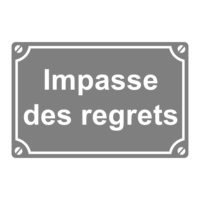 Plaques de rues personnalisées - Decorenkit - La boutique des Stickers